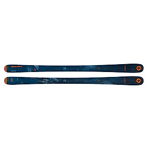 Blizzard Men's 8A225400001 Brahma 82 All-Mountain Freeride Blue/Orange Skis (Bindings Not Included), Size 166