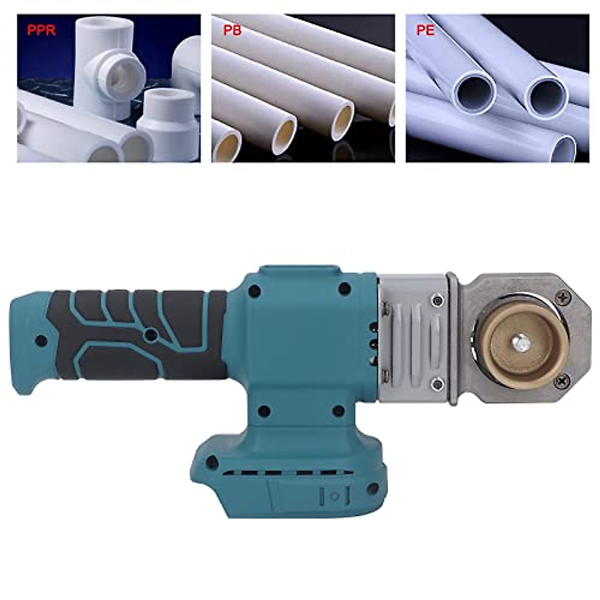 Hot Melt Machine Kit, 350W PPR Pipe Welder, PPR Hot Melt Welding Machine, 21V Lithium Battery Powered, for PPR Water Pipes