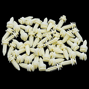 Rexka 50pcs Door Panel Clips Retainers 15545202 Compatible with GM Chevrolet GMC Trucks Chevy Pickup SUV