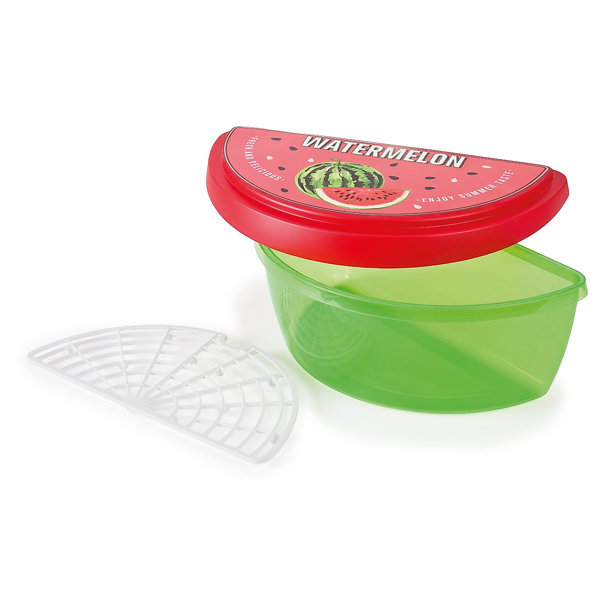 Snips Watermelon Saver 3L, 9.25" x4.33", Red/Green