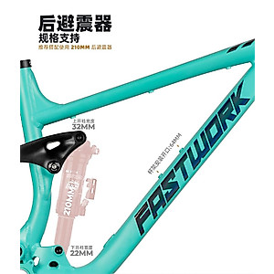 HIMALO Full Suspension MTB Boost Frame 148 * 12MM Thru Axle for AM Endure 27.5 29inch Bicycle Frame Trail Enduro Aluminium Alloy MTB Frame AM All Mountain (29 * 19)