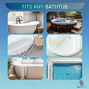 Bath Pillows for Tub Neck and Back Support - Bath Pillow for Bathtub - Bath Tub Pillow Headrest - Spa Pillow for Bathtub and Hot Tub - Bathtub Accessories for Women – Bath Cushion for Tub Adult