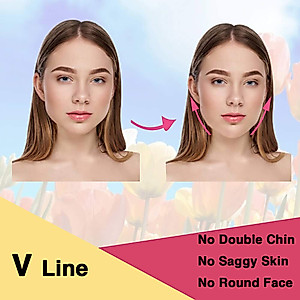 Reusable Chin Slimming Strap Face Lift Tape V Line Lifting Face Mask Double Chin Reducer Face Neck Slimmer Jawline Shaper Anti Snoring Snore Stopper (M)