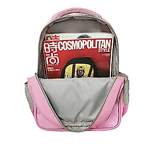 Custom 13 Inch Schoolbag TurnRed Anime Reflective Stripe Pink Girls Backpack