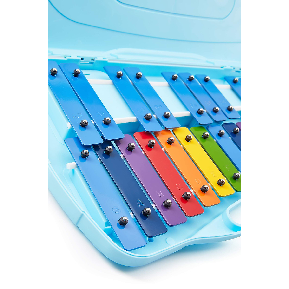 RAONZENA Professional Xylophone 25note, Glockenspiel,Xylophone for kids,Xylophone for gift,Glockenspiel that learns the basics of music (27note rainbow)