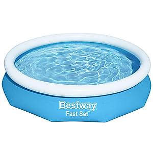 Bestway Fast Set 10’ x 26” Round Inflatable Pool Set