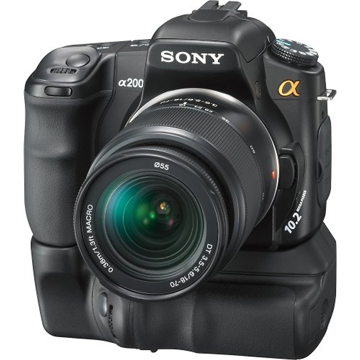 Sony Alpha A200K 10.2MP Digital SLR Camera Kit with Super SteadyShot Image Stabilization with 18-70mm f/3.5-5.6 Lens