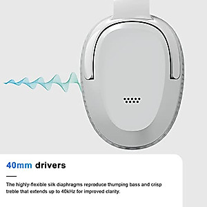 Eonome-Active-Noise-Cancelling-Headphones - S3 ANC Headphones - Hybrid Wireless Over-Ear Bluetooth Headphones with Mic,Multiple Modes,40H Playtime,Comfortable Protein Earcups(Gray)