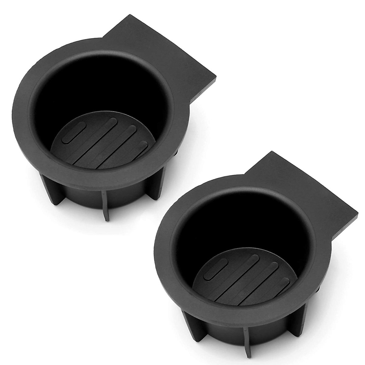 F-150 Cup Holder Insert Compatible with Ford F-150 2004-2008 with Flow Through Console,2009-2014 F150 Without Flow Through Console, Replacement Front Center Console Cup Holder