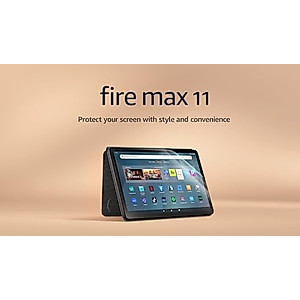 Amazon Fire Max 11 tablet bundle with Slim Cover and screen protector, style and convenience in your hands, 4 GB RAM, 64 GB, Gray