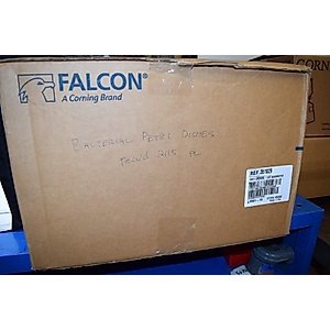 Corning Falcon 351029 Polystyrene Bacteriological Petri Dish, Not Treated, Sterile, 56.5cm² Cell Growth Area (Case of 500)