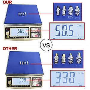 Onelinkmore BNC to SMA Coax Adapter for Baofeng UV-5R Ham Radio, HT Antenna, Scanner, SDR Dongle