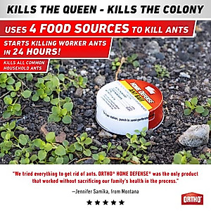 Ant Traps Indoor By ORTHO Home Defense 4+1pk- Metallic & Adhesive Pet Friendly Ant Killer Indoor & Ant Killer Outdoor - Ant Trap & Ant Bait Traps Indoor Ant Killer - Ant Traps Outdoor,Ant Bait Outdoor