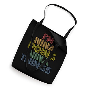 I'm Nina Doing Nina Things Personalized Name Tote Bag