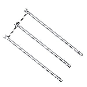 Shengyongh SS7506 29 Inches Stainless Steel Burner Tubes Set for Weber 7506 Genesis I - IV, Genesis Platinum I & II, Genesis Platinum B/C, Genesis Gold B/C Gas Grill (with Side Control Panel)