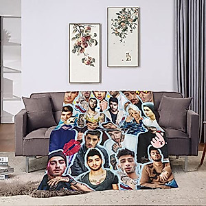 Blanket Zayn Malik Soft and Comfortable Warm Fleece Blanket for Sofa,Office Bed car Camp Couch Cozy Plush Throw Blankets Beach Blankets