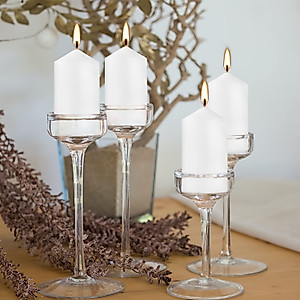 2x4 High White Pillar Candles, Set of 20, Unscented. Bulk Buy. Ideal for Wedding, Emergency Lanterns, Spa, Aromatherapy, Party