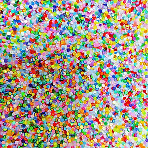 Greatdiy Sparkly Mixed Color Chunky Glitter Faux Leather Roll 12 x 52 inch Shiny Synthetic Leatherette Winter Fabric for Making DIY Bows Crafts (20061#12)