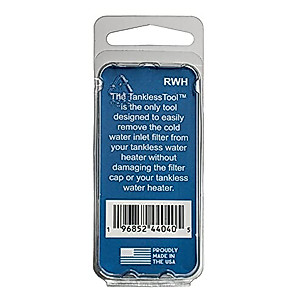The Tankless Tool - The Ultimate Inlet Filter Removal Tool Compatible with All Rinnai Tankless Water Heaters | Tankless Water Heater Descaling | Tool for Easy Tankless Water Heater Maintenance