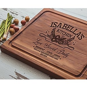Personalized Mom Cutting Board Gift For Mom Grrandmother Custom Mothers Day Cutting Boards for Women