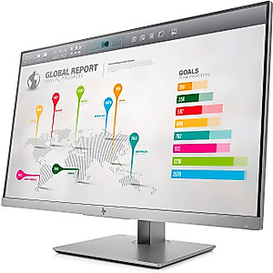 HP EliteDisplay 27-Inch Screen LED-Lit Monitor Black/Silver (1FH52AA#ABA)