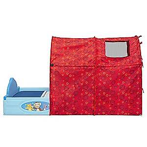 Delta Children CoComelon Sleep and Play Toddler Bed with Tent