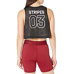 adidas Womens Egle Basketball Tank Black Small