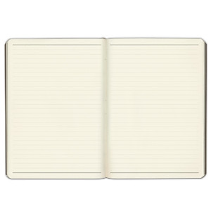 Gallery Leather Leather Desk Journal Acadia Black - 8"x5.5"