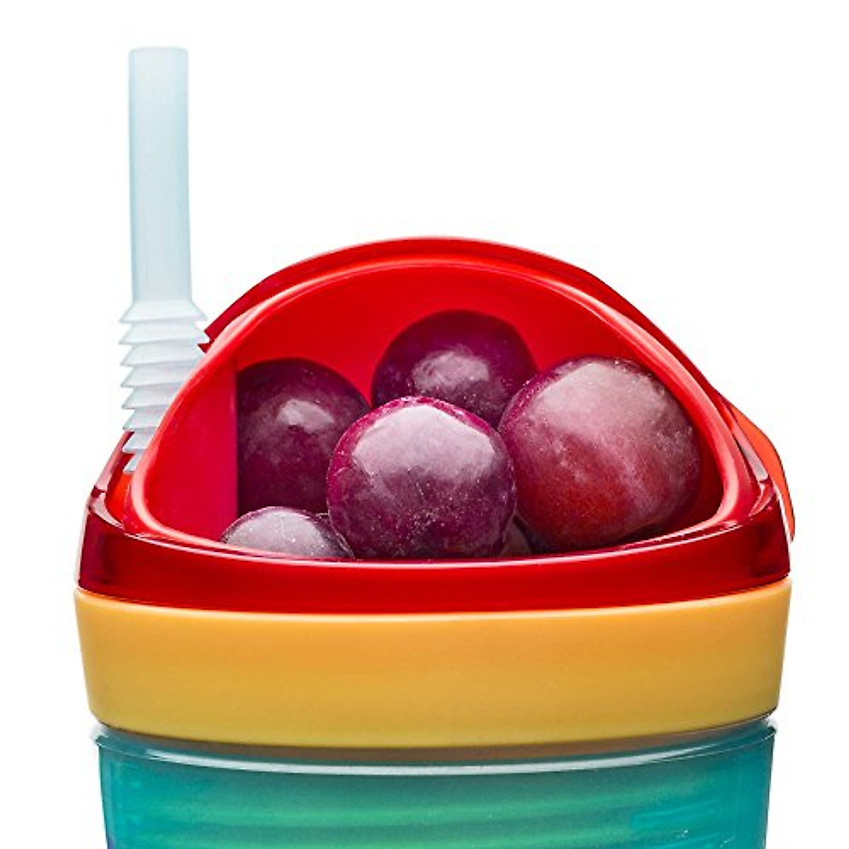 Zak Designs Cars 3 ZakSnak All-In-One Drink Tumbler + Snack Container For Toddlers – Spill-proof 4oz Snack Container Screws Securely Onto 10oz Tumbler With Accessible Straw, Cars 3