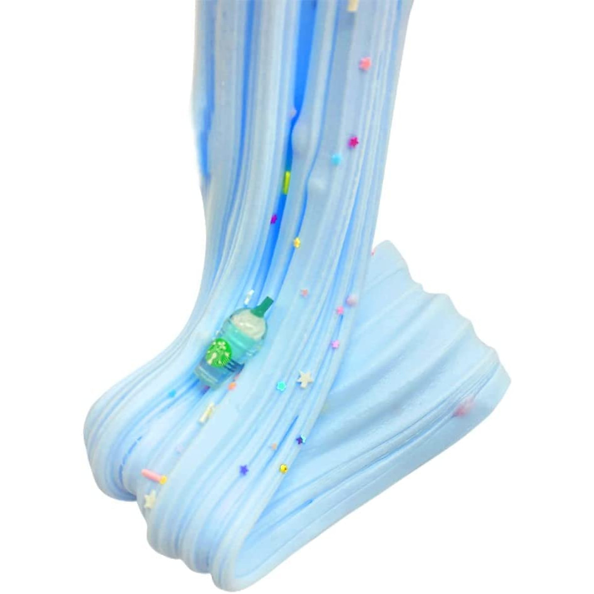 Blue Coffe Cup Butter Slime, Super Soft & Non-Sticky, Birthday Gifts for Girls and Boys