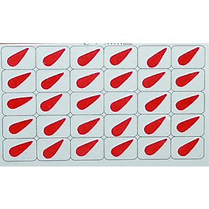 IS4A 486 Multicolour Bindi Bollywood Forehead Stickers Adhesive Body Jewelry 18 Cards of Different Sized Velvet Bindi Drop, Square & Oval Shaped Tattoo Premium Bindi Indian Daily Use Forehead Bindi Water Drop Shape Bindi For Women