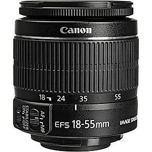 Canon EOS Rebel T7 DSLR Camera w/EF-S 18-55mm f/3.5-5.6 is II Lens + 2X 64GB Memory + Case + Filters + Tripod + More (35pc Bundle)