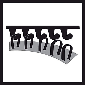 Bosch 2608605129 F355 Sanding Discs for Stone, Velcro Type, 6 Hole, 150mm, P320 Grit, Black, Pack of 5