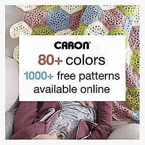 Caron Simply Soft Party Teal Sparkle Yarn - 3 Pack of 85g/3oz - Acrylic - 4 Medium (Worsted) - 164 Yards - Knitting, Crocheting & Crafts