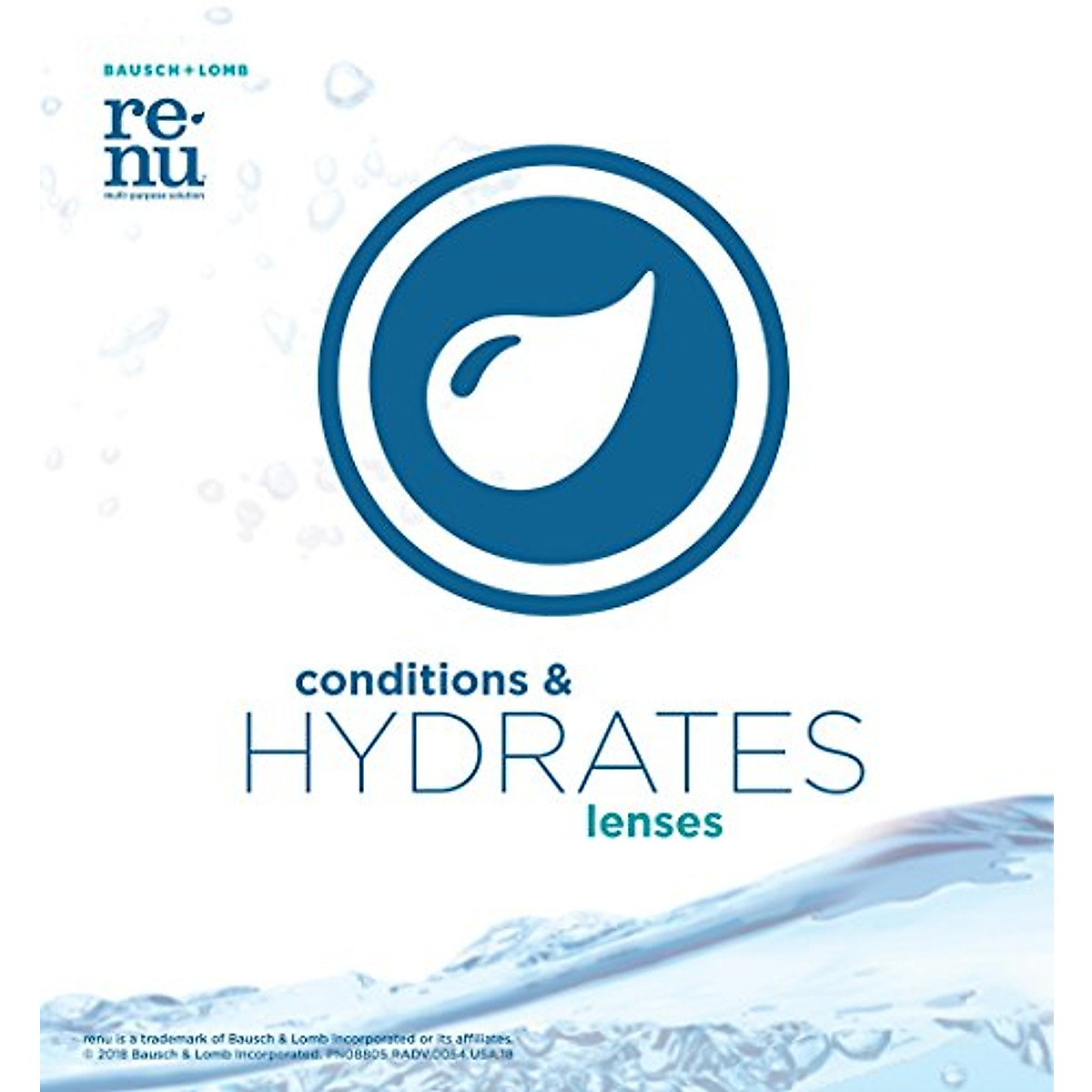 Contact Lens Solution by Renu, Advanced Formula, 12 Fl Oz (Pack of 2)