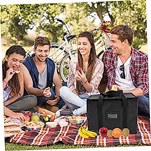 STOBAZA Insulation Bags Foldable Shopping Bag Grocery Shopping Bags Foldable Lunch Bag Catering Bag Large Insulated Lunch Bag Reusable Grocery Bags Restaurant Insulated Bag Cooler Bag Food