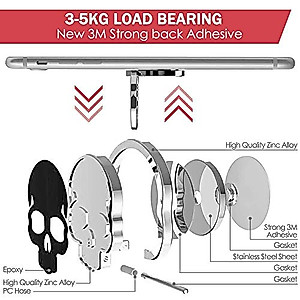 IHUIXINHE Cell Phone Finger Ring Holder, 360 Adjustable Ring Grip Kickstand for iPhone Xs Max XR X 8 7 6 6s Plus, Samsung Galaxy, Huawei, Sony, LG, Fit for Magnetic Car Mount (4 Pack)