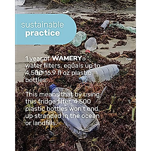 Wamery Replacement Filters 3 Pack for Brita Maxtra, Marella, Mavea Water Filter Pitcher. Cartridge Model 1001122