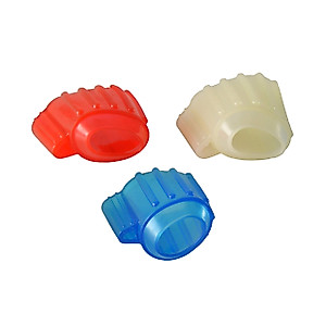 HOME-X Silicone Doorknob Bumper Grips, Childproof Door Handle Safety Covers, Set of 3