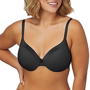 Maidenform Womens Comfort Devotion - Extra Coverage Bra, Black,36C