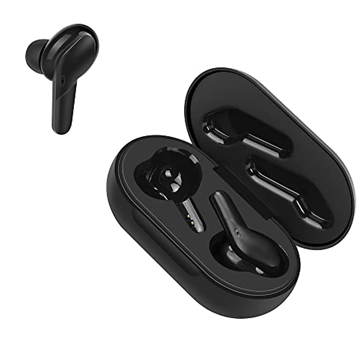 Hksany Wireless Earbuds Bluetooth 5.0 Headphones with USB C Fast Charge Noise Canceling Mics 44H Playtime Touch Control Water Resistance Hi-Fi Stereo Earphones for iOS/Android/Business/Exercise/Work