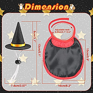 RYPET Guinea Pig Holiday Costumes - Guinea Pig Hat and Cape for Ferret Chinchilla Bearded Dragon and Other Similar Sized Animal