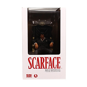 SD Toys Movie Icons Scarface: Tony Montana Throne 7" Figure