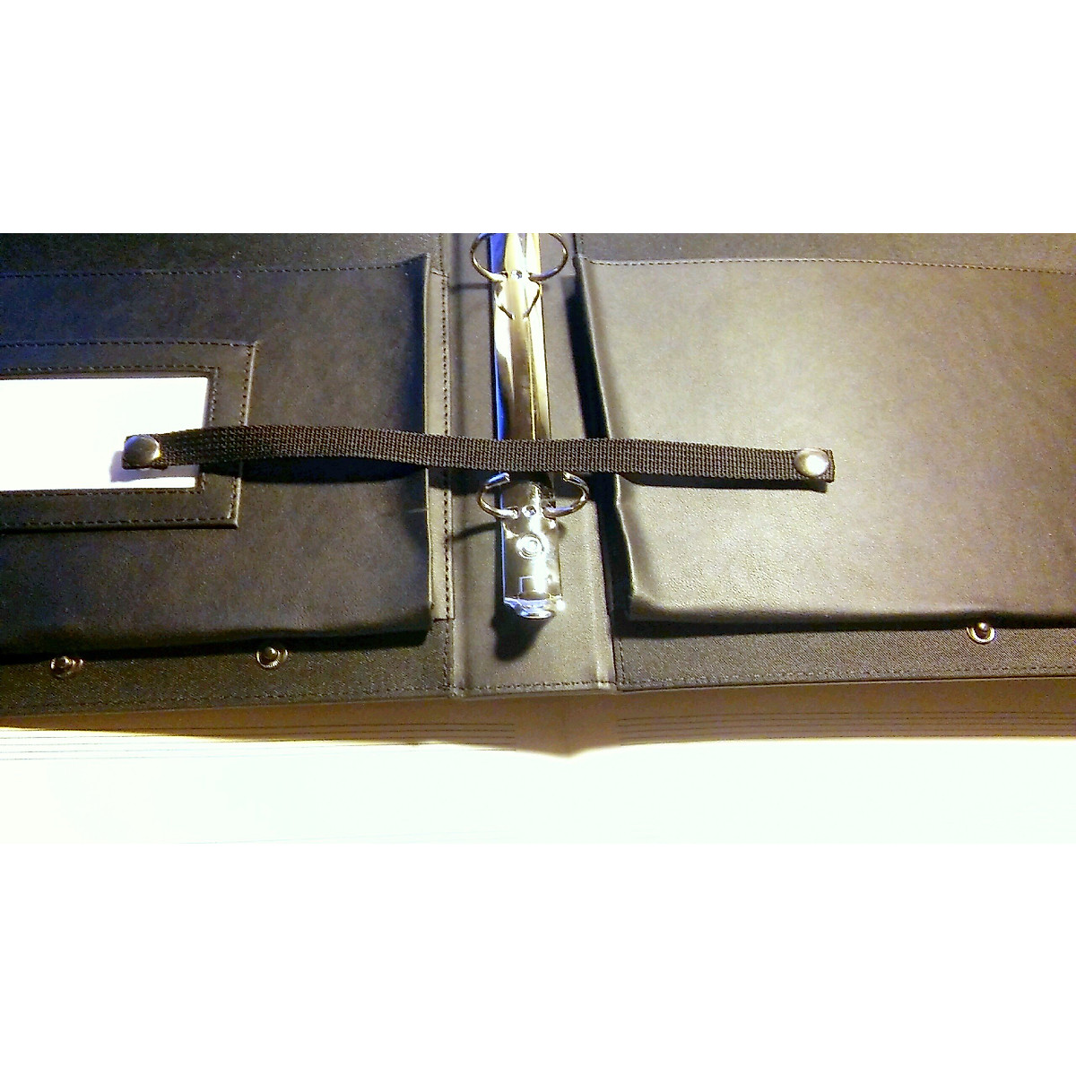 MSP Professional 3 Rings Portfolio Organizer, Music Choral Folder with, Handle, Detachable Strap and Bonus item: Plastic Strip Magazine Holders- Black (MSP-210S - 9.5" x 12.5")