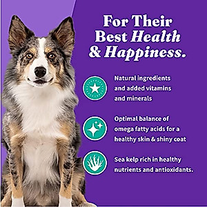 Halo Purely For Pets Halo Holistic Plant-Based Recipe with Kelp, Complete Digestive Health, Vegan Dry Dog Food Bag, Adult Formula, 3.5-lb Bag