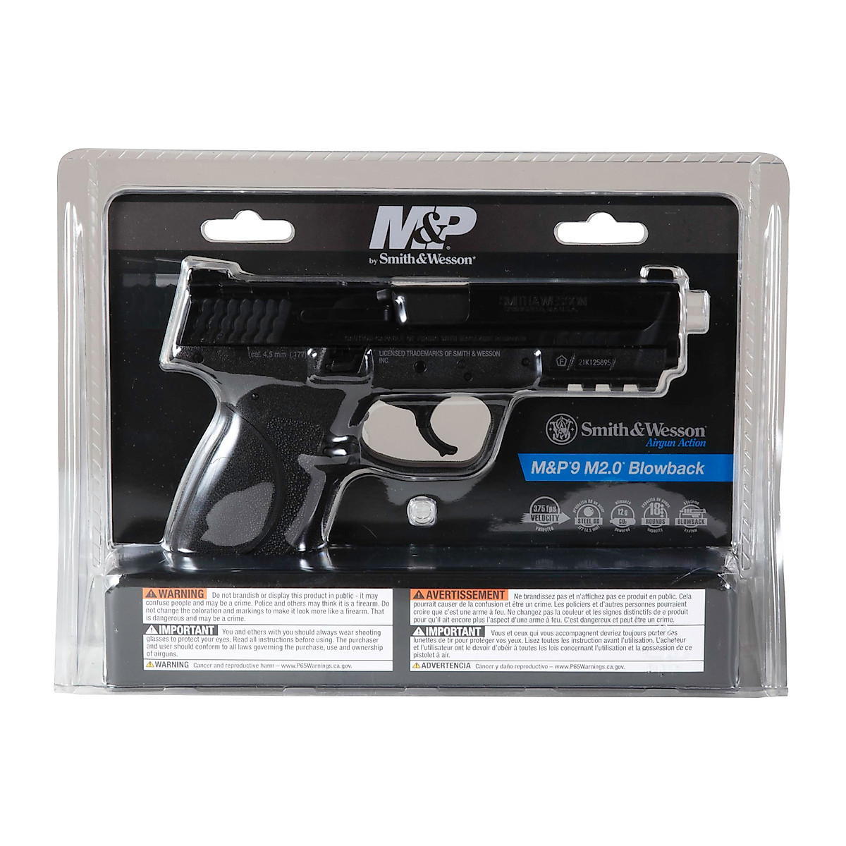 Umarex Smith & Wesson M&P9 M2.0 .177 Caliber BB Gun Air Pistol,Multi