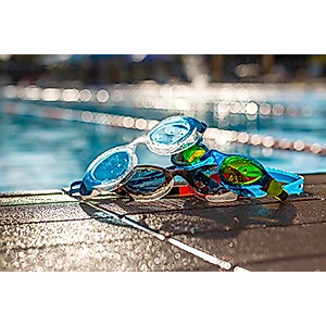 Zoggs Unisex's Phantom 2.0 Swimming Goggles, White/Blue/Tint, One Size