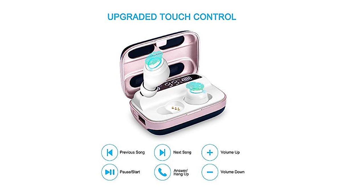 Motast Wireless Earbuds - 140H Playtime & IP7 Waterproof