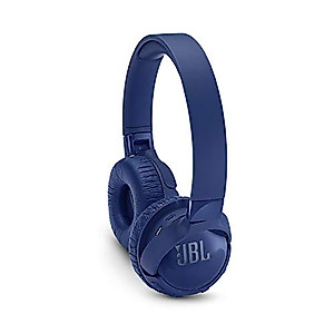 JBL TUNE 600BTNC - Noise Cancelling On-Ear Wireless Bluetooth Headphone - Blue (Renewed)