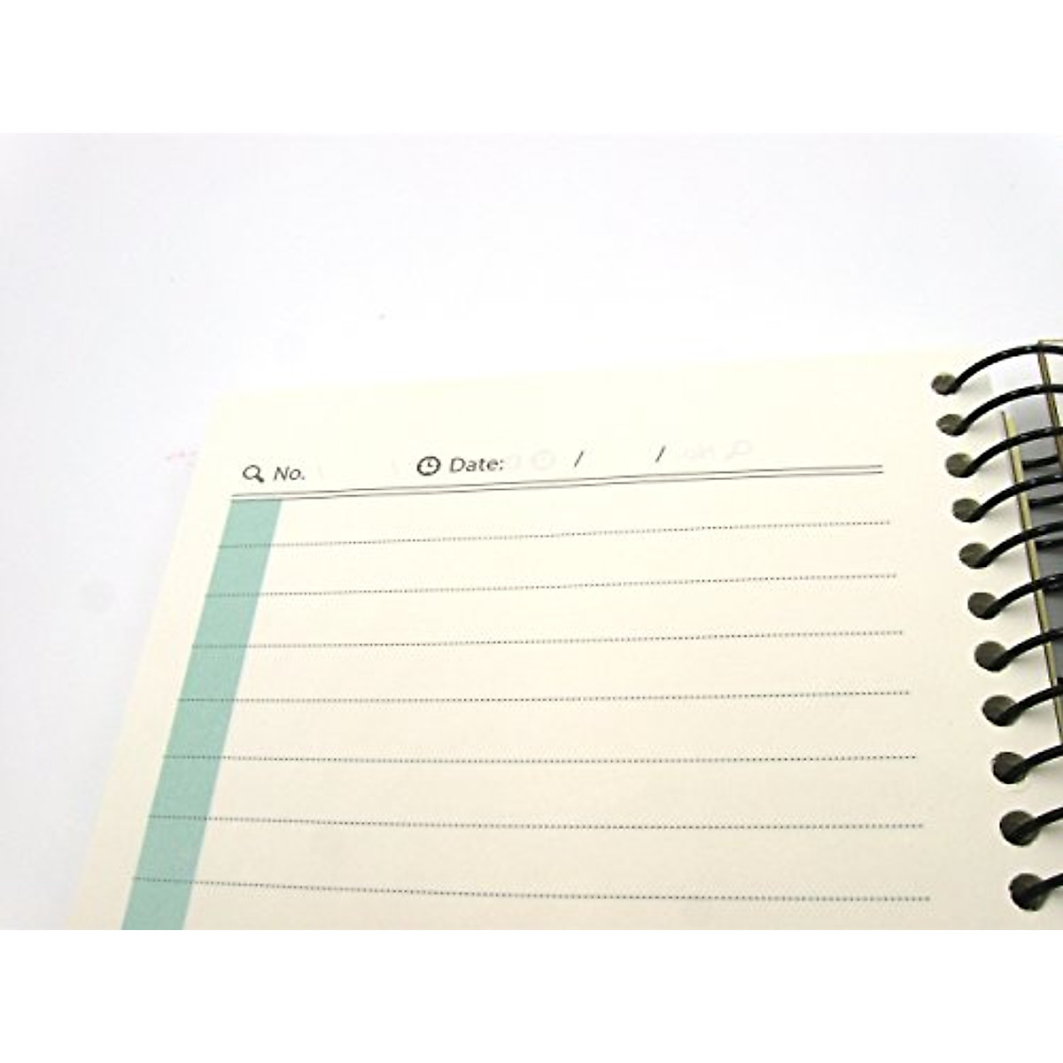 Small Spiral Notebook, 240 Lined Pages, A6 Size Wide Ruled Paper, Recycled Hard Cover - GoldenSunny